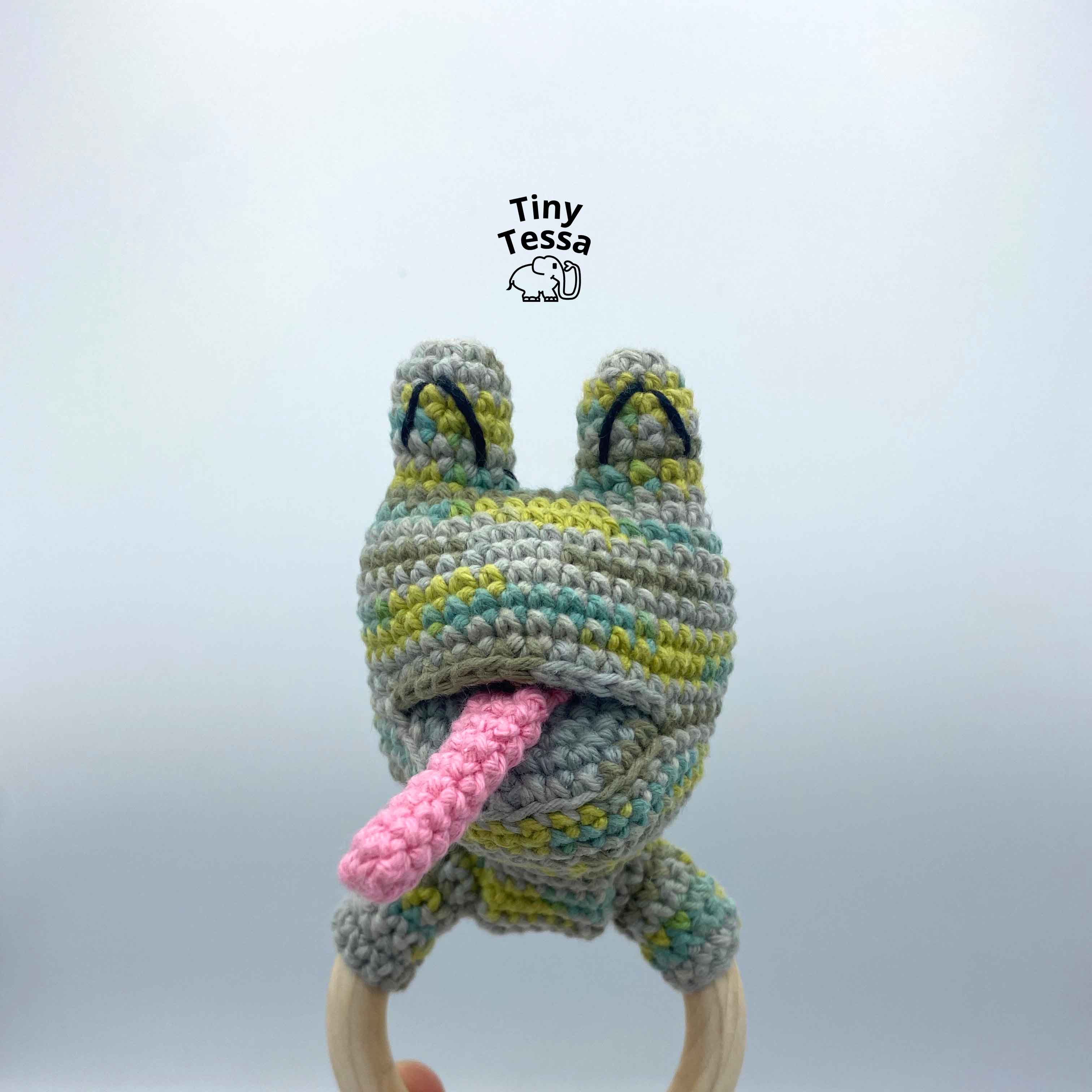 Tiny Tessa | Frog Baby Rattles